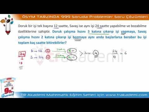 ÖSYM Tarzında 999 Soruda Problemler Soru 201