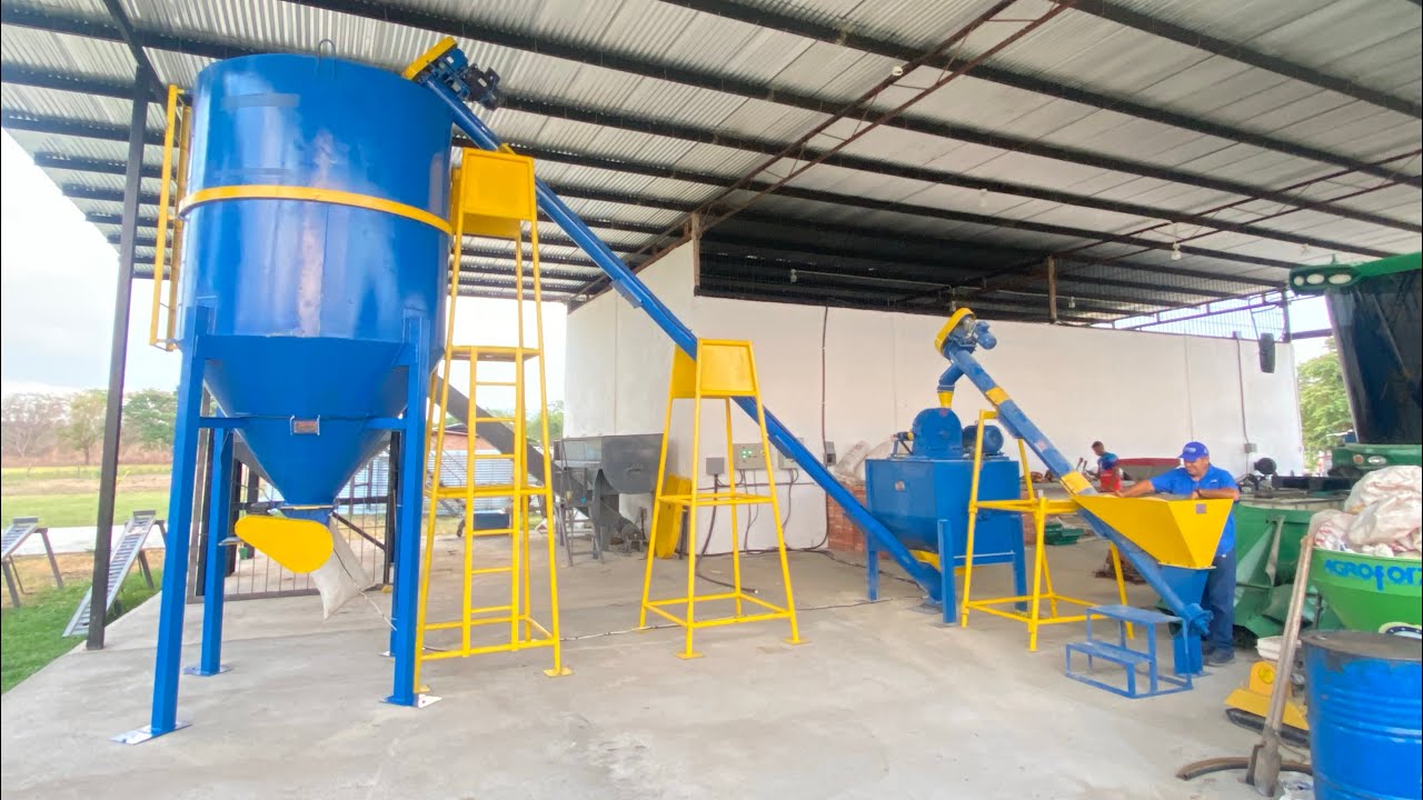 Fábricacion Planta ABA con sistema de ensacado, ideal para la elaboración de alimento animal ...
