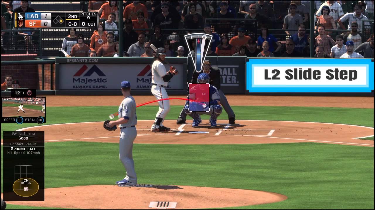 MLB 16 The Show Ultra Rare Slide Step Trophy Dodgers vs. Giants - YouTube