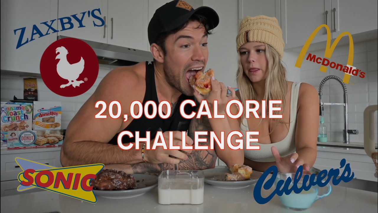 20,000 Calorie Couple’s Challenge | Epic Cheat Day - YouTube