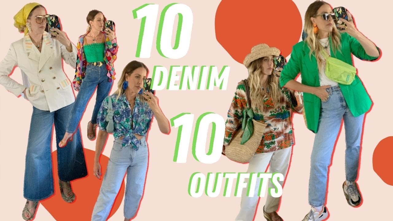 MY FAVORITE JEANS AND HOW I STYLE THEM// 10 JEANS 10 OUTFITS - YouTube