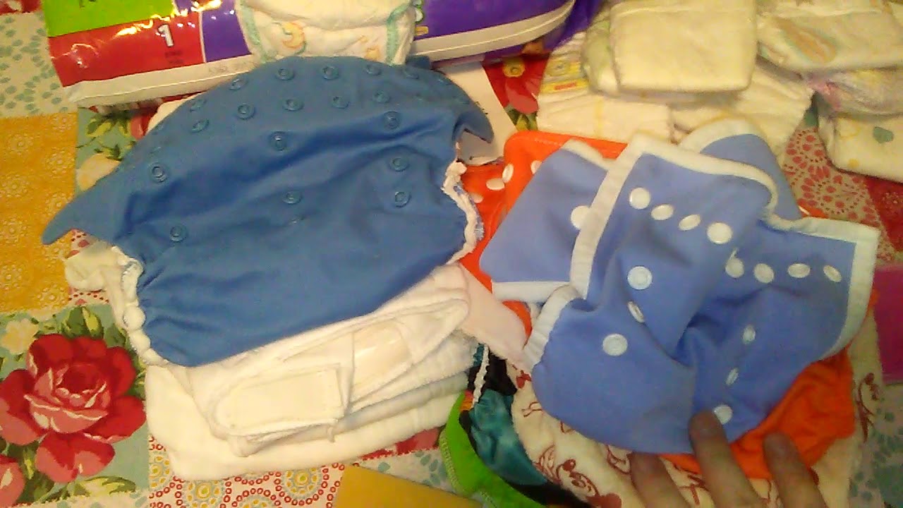 My diaper collection for the reborn babies - YouTube