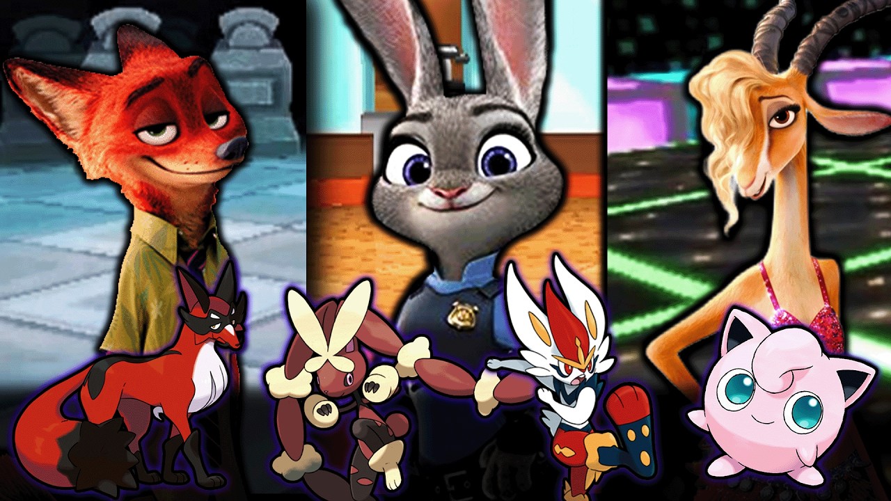 What if Zootopia Characters were Pokemon Gym Leaders!? - YouTube