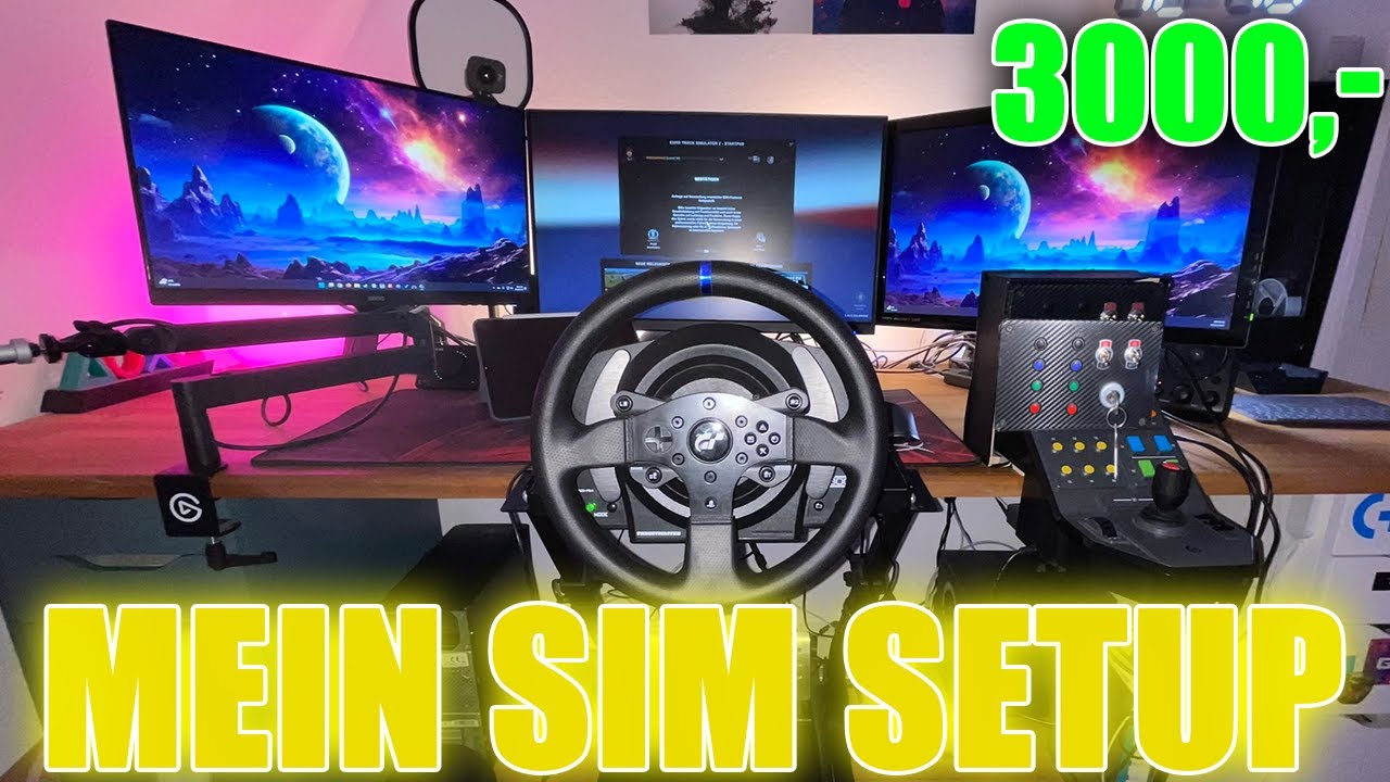 Das ist MEIN SETUP in Euro Truck Simulator 2 || Thrustmaster T300 RS GT ...