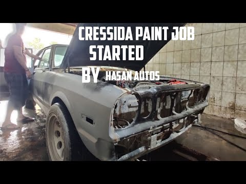 Cressida paint job started by Hasan autos - YouTube