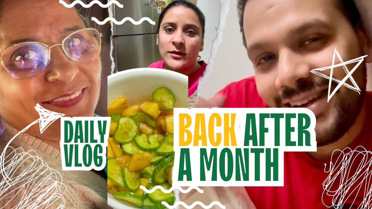 Finally back after a month🙏🏻 | Coco got excited😃 | Made cucumber ...