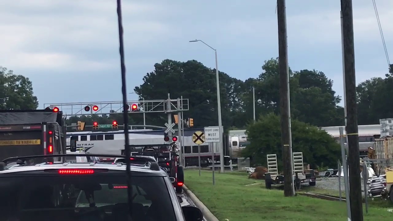 Amtrak 117 in apex NC - YouTube