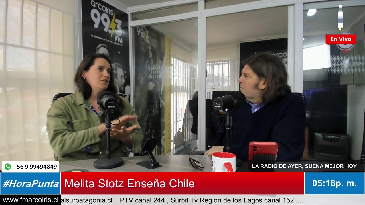 🎙️ "HORA PUNTA" Entrevista con: Melita Stotz Enseña Chile - YouTube