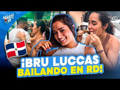 ¡BRU LUCCAS EN RD! BAILA BACHATA EN UN COLMADÓN Y QUEDA ENCANTADA CON EL YANIQUEQUE