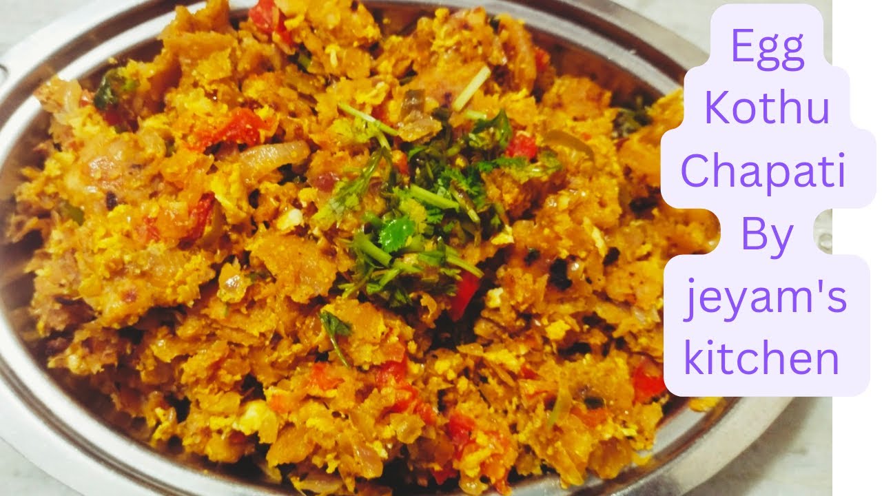Egg Kothu Chapati | Leftover Chapati Recipe | simple & tasty Egg Kothu ...