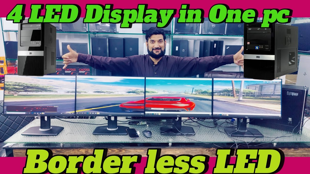 4 LED Display in one pc | low price LED | Gaming pc build in pakistan ...