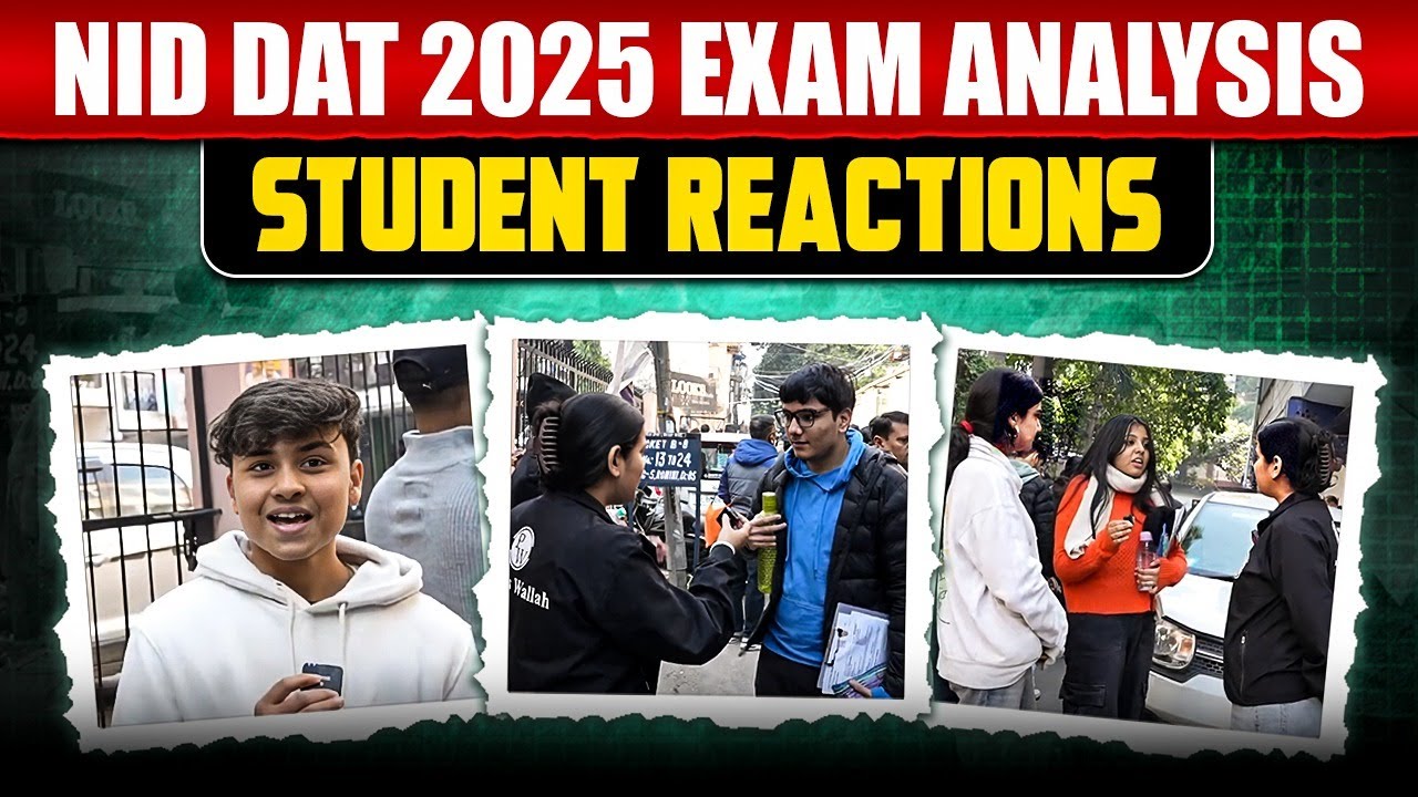 NID 2025 Students Reaction | NID Post-Exam Reaction - YouTube