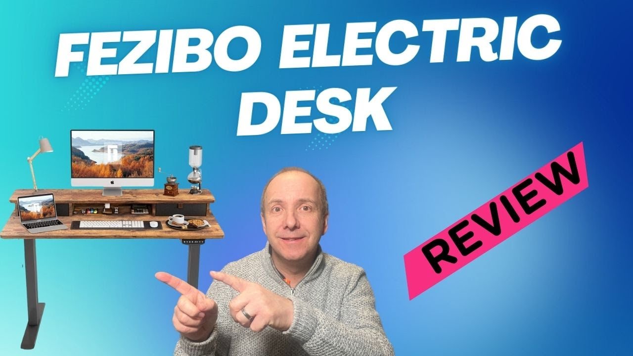 Electric Standing Desk from FEZIBO Review & Demo - YouTube