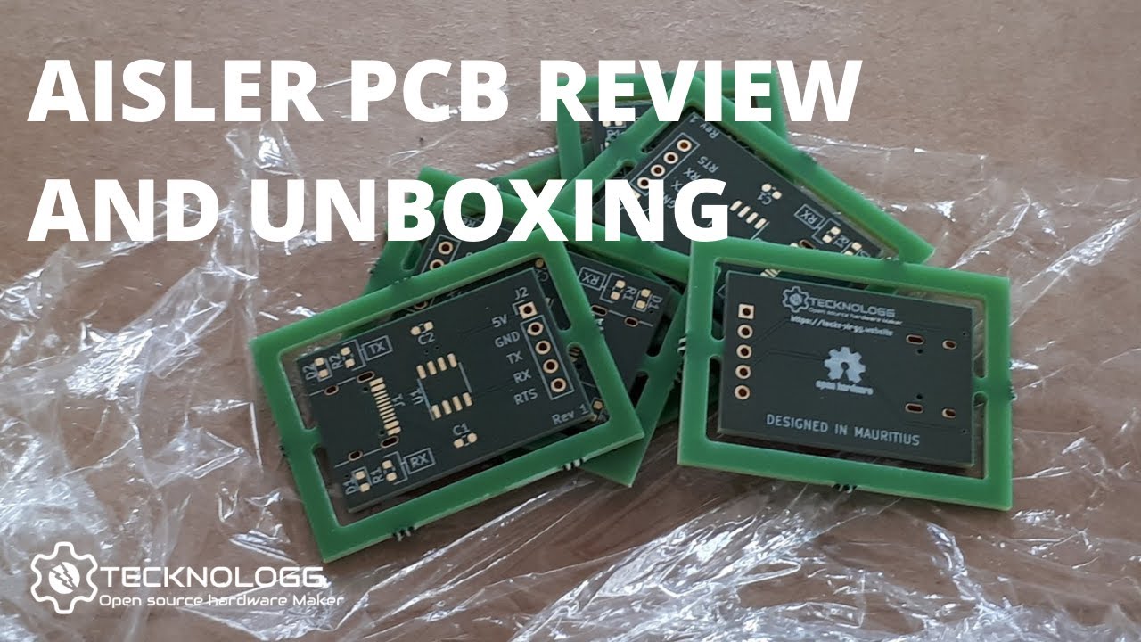 AISLER PCB REVIEW AND UNBOXING - YouTube