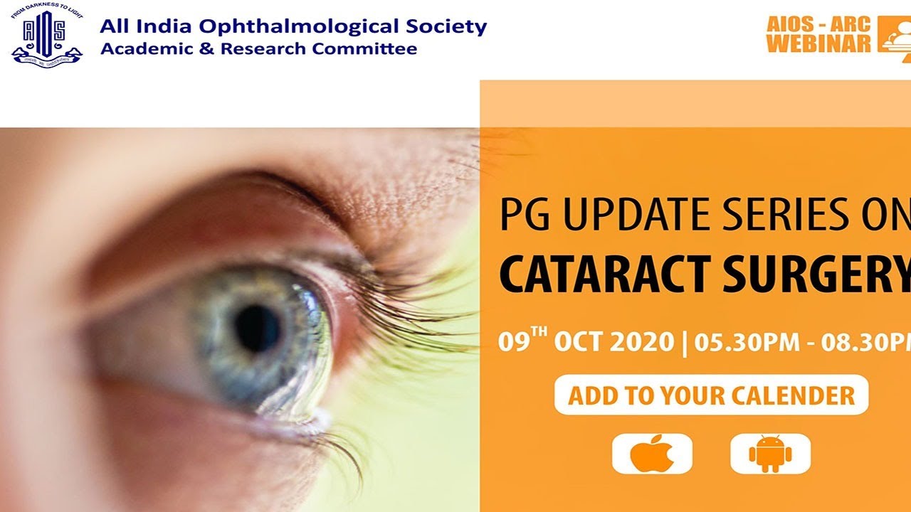 PG Update Series on " Cataract Surgery - YouTube