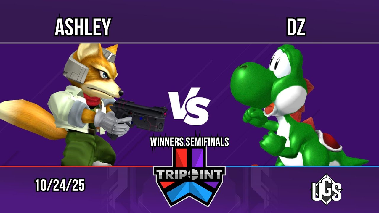 Tripoint Smash 301 - Winners Semifinals - Ashley(Fox) Vs. Dz(Yoshi ...