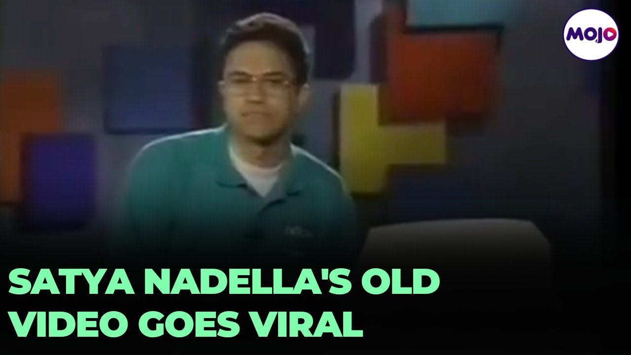 From MS Excel Demos To Running Microsoft | This Video Of Satya Nadella ...