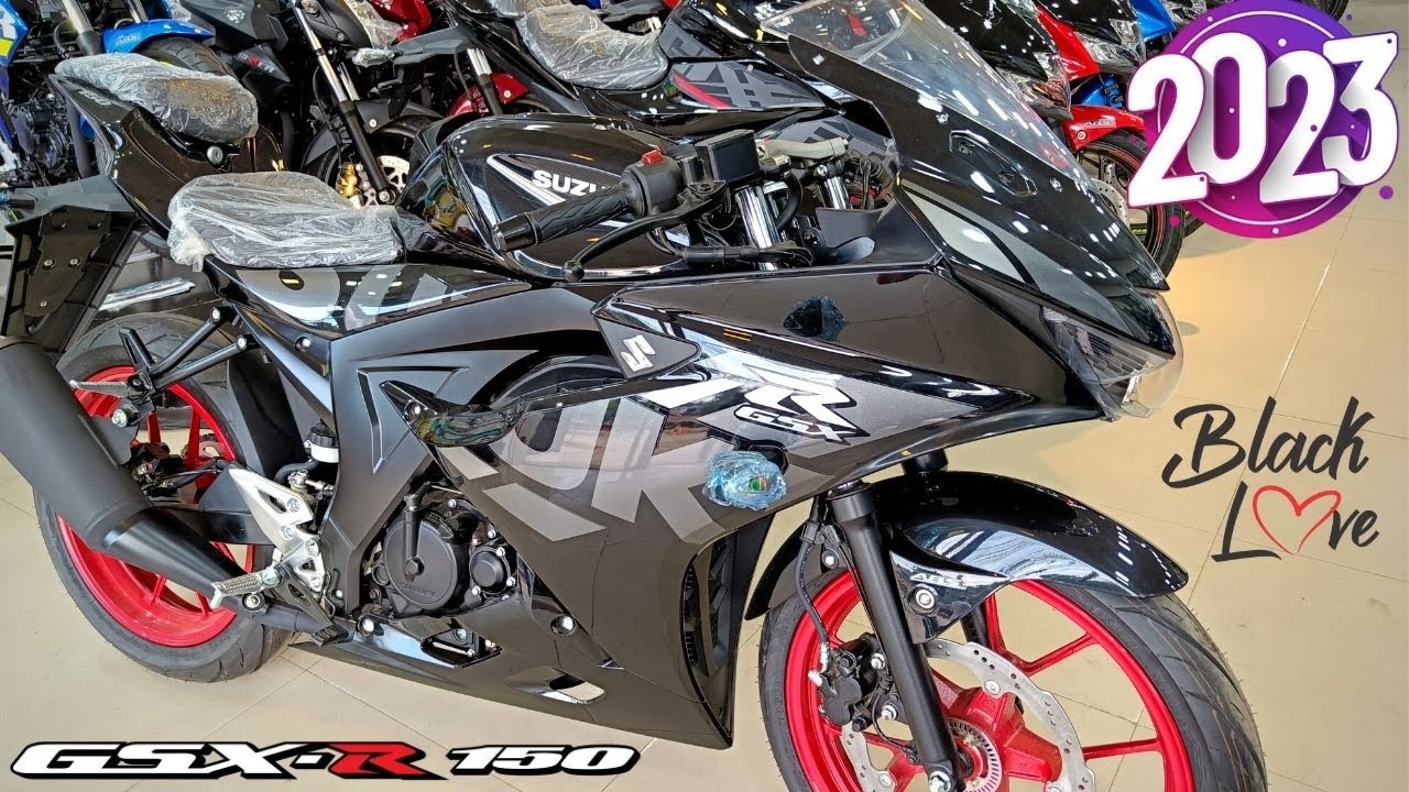 Suzuki GSX R150 New 2023 । Black Colour । Review । Suzuki GSX-R150 Fi ...