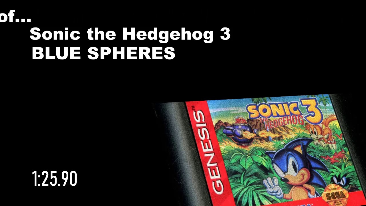 3 Minutes Of... Sonic the Hedgehog 3 Blue Spheres - YouTube