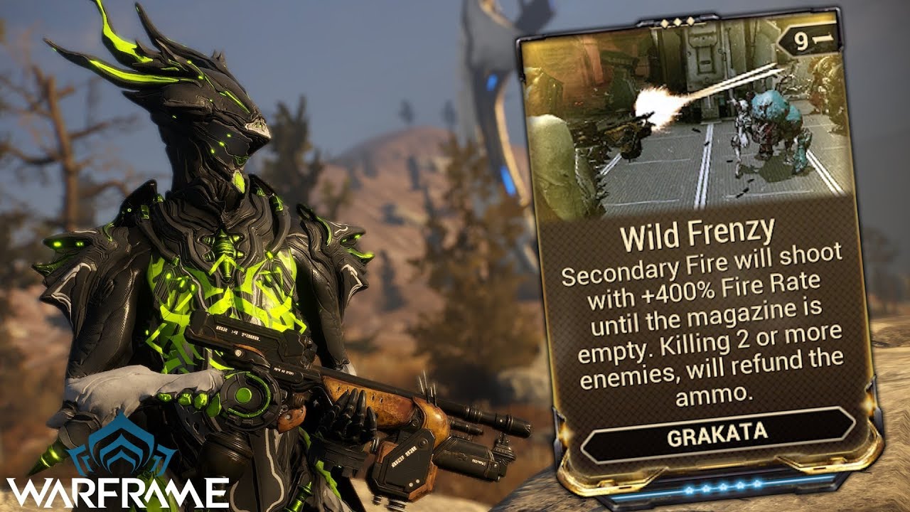 Warframe | Wild Frenzy (Grakata Augment Mod) - YouTube