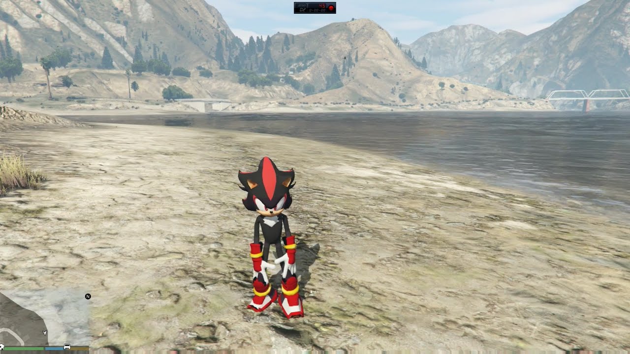 GTA 5 Mod - Sonic Shadow Xuất Hiện và Náo Loạn Trong GTA V - YouTube