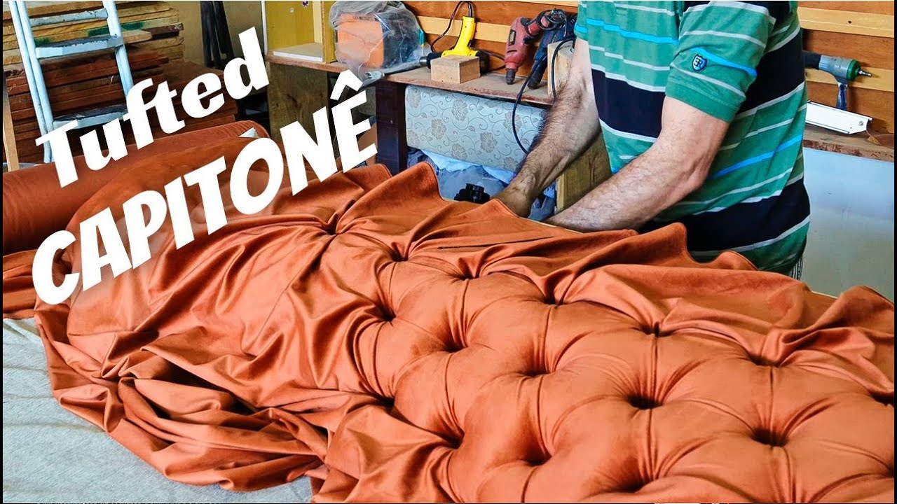 CHAISE CAPITONÊ - ESTOFADO CLÁSSICO - YouTube