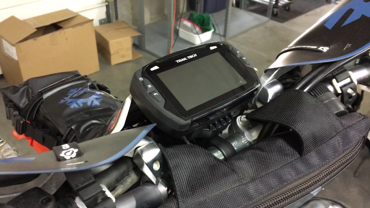 Trail Tech Voyager Pro on Giant Loop Snow's KTM / Timbersled Snow Bike ...