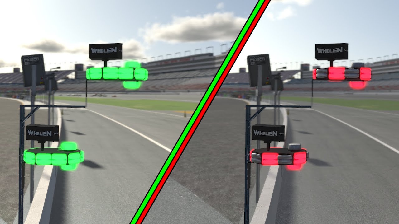 iRacing Pit Road Light - YouTube