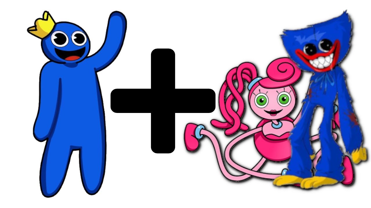 Rainbow Friends Roblex + Poppy Playtime =??? Rainbow Friends Animation ...