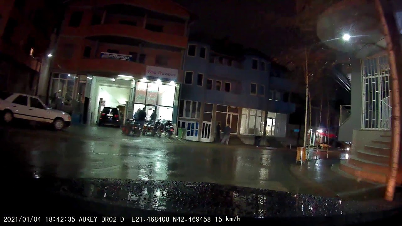 Kosova Dashcam Taxi Shaqa almost hit me - YouTube