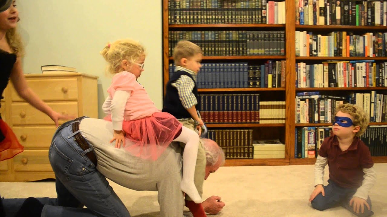 Grandpa horsey ride 2 - YouTube