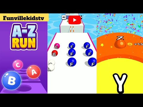 A-Z RUN All Levels Gameplay Android, iOS #azrun #AzRun #abcrun - YouTube