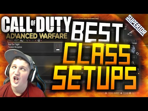 MY CLASS SETUPS! Best Class Setups in Advanced Warfare! (Call of Duty ...