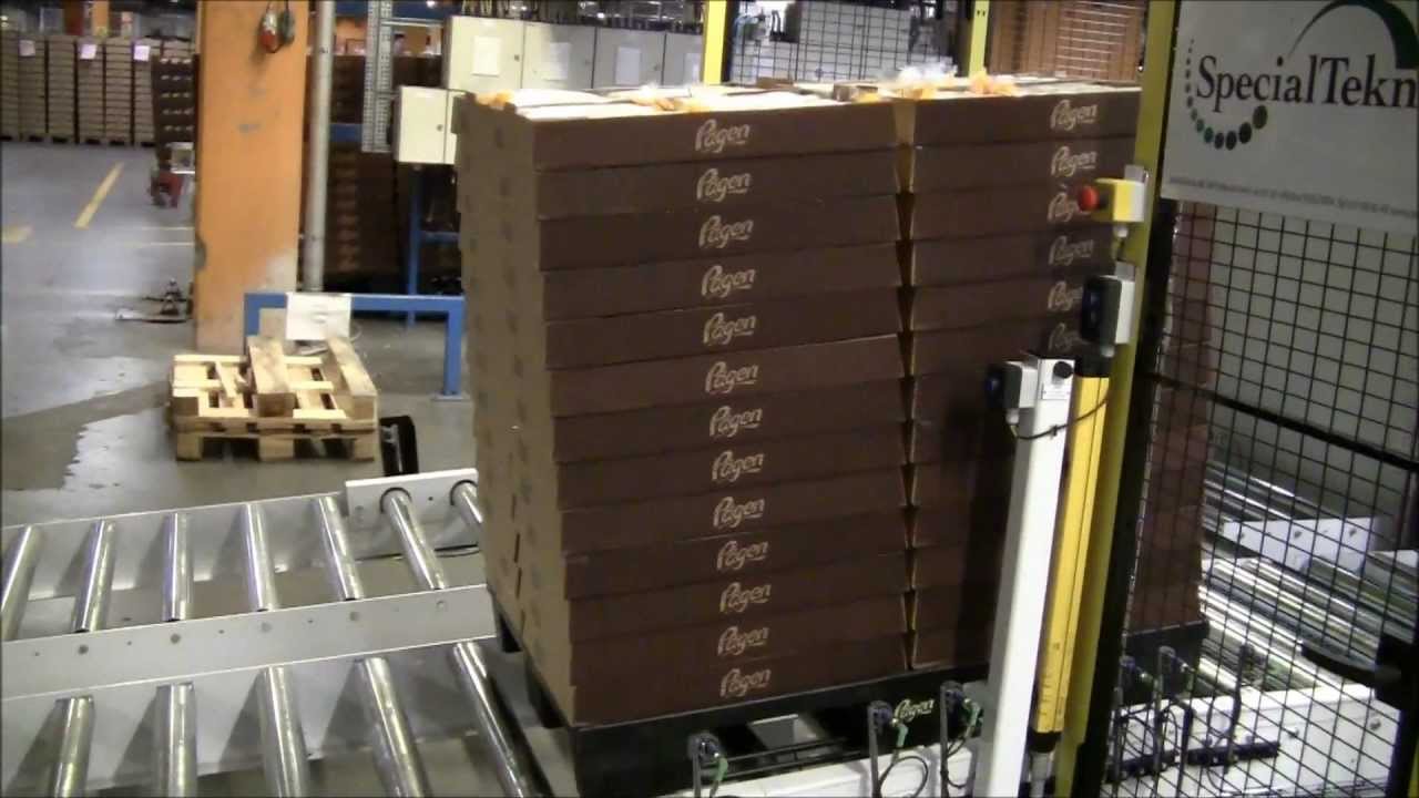 Automatic stacker - YouTube