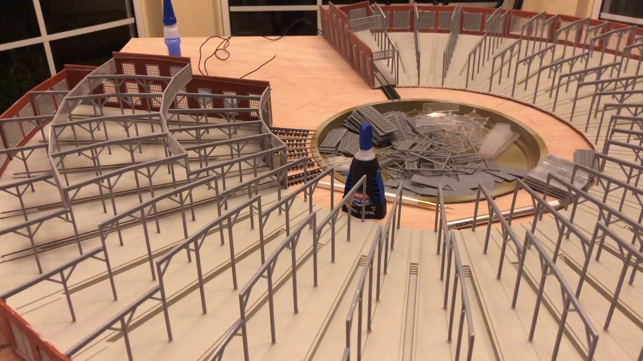 Roundhouse build part 2 - YouTube