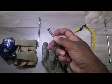 Pesca com estilingue caseiro, slingshot, fishing - YouTube