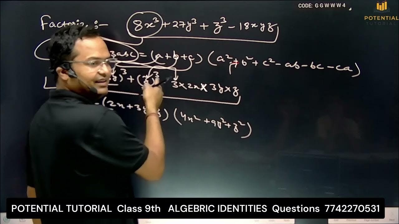 Polynomial | Mastering Algebraic Identities | Class 9 Maths | CBSE NCERT | Ankur Sir - YouTube