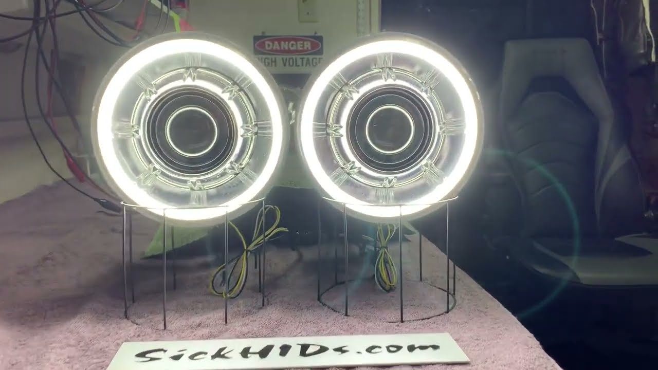 7" Round (universal) #54 55 Watt HID/Bi-Xenon Projector Headlights by ...