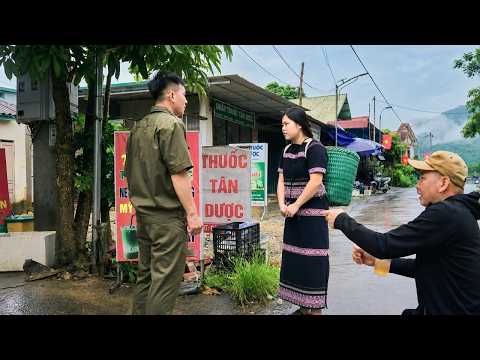 The mute girl felt quite sad when the police officer's friend spoke about her