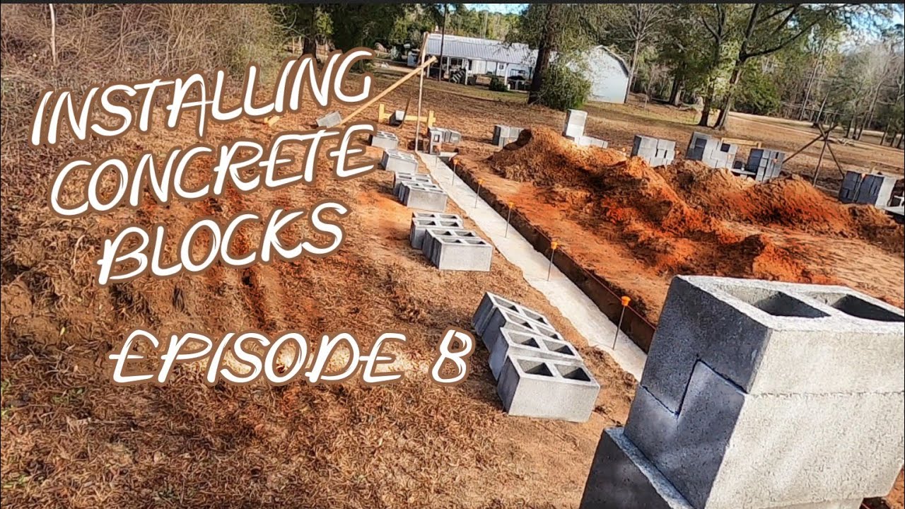 372 concrete blocks installed in 6 hours! Nice! - Building A Cottage ...