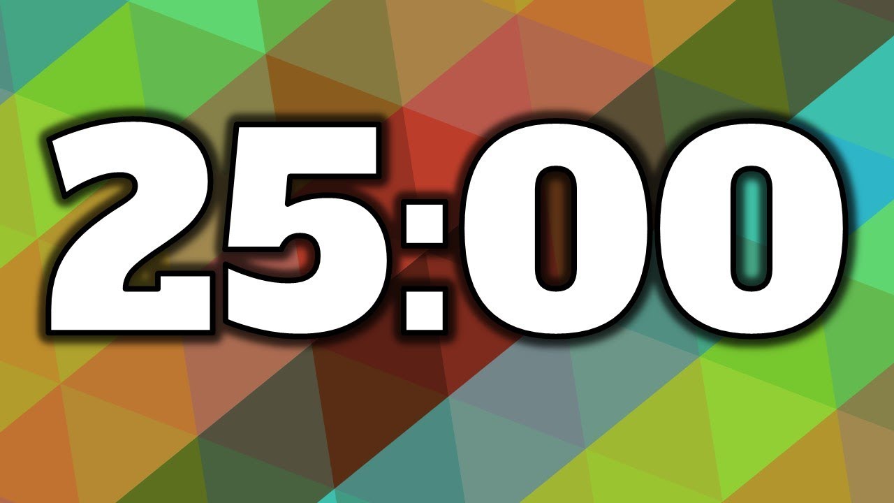 25 Minute Timer YouTube