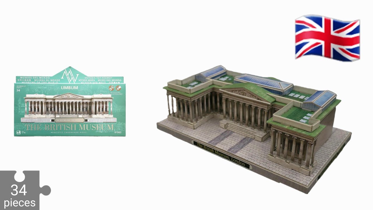 The British Museum 3D Puzzle by UMBUM® - Step by Step - YouTube