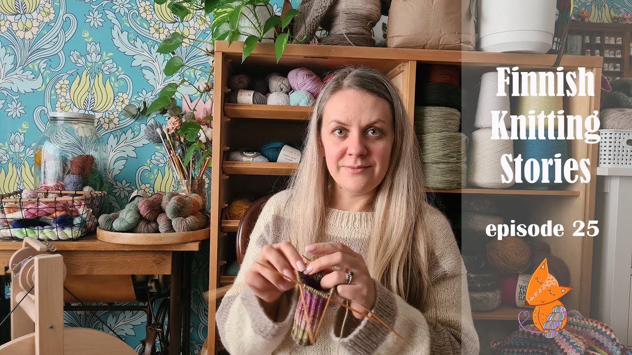 Finnish Knitting Stories - Episode 25: three beanies, a dress & scrappy ...