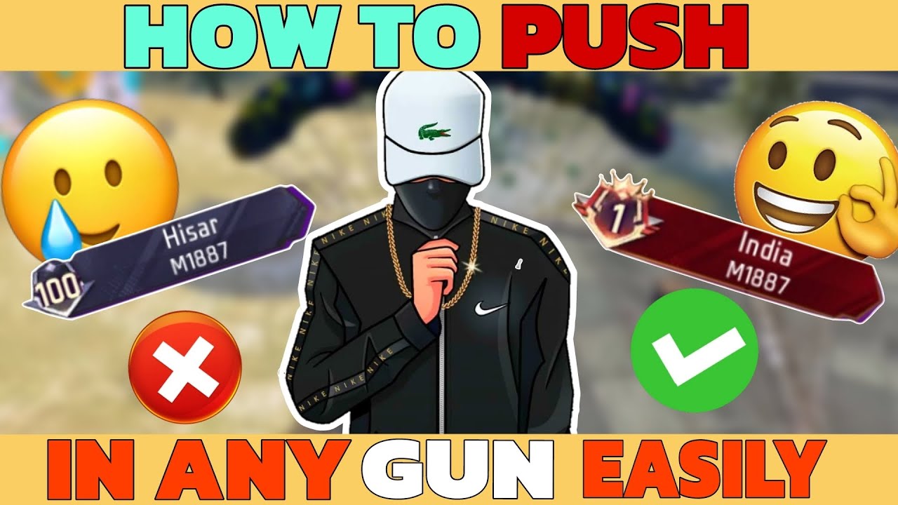 how to push weapon glory in every gun | kisi bhi gun me aasani weapon ...