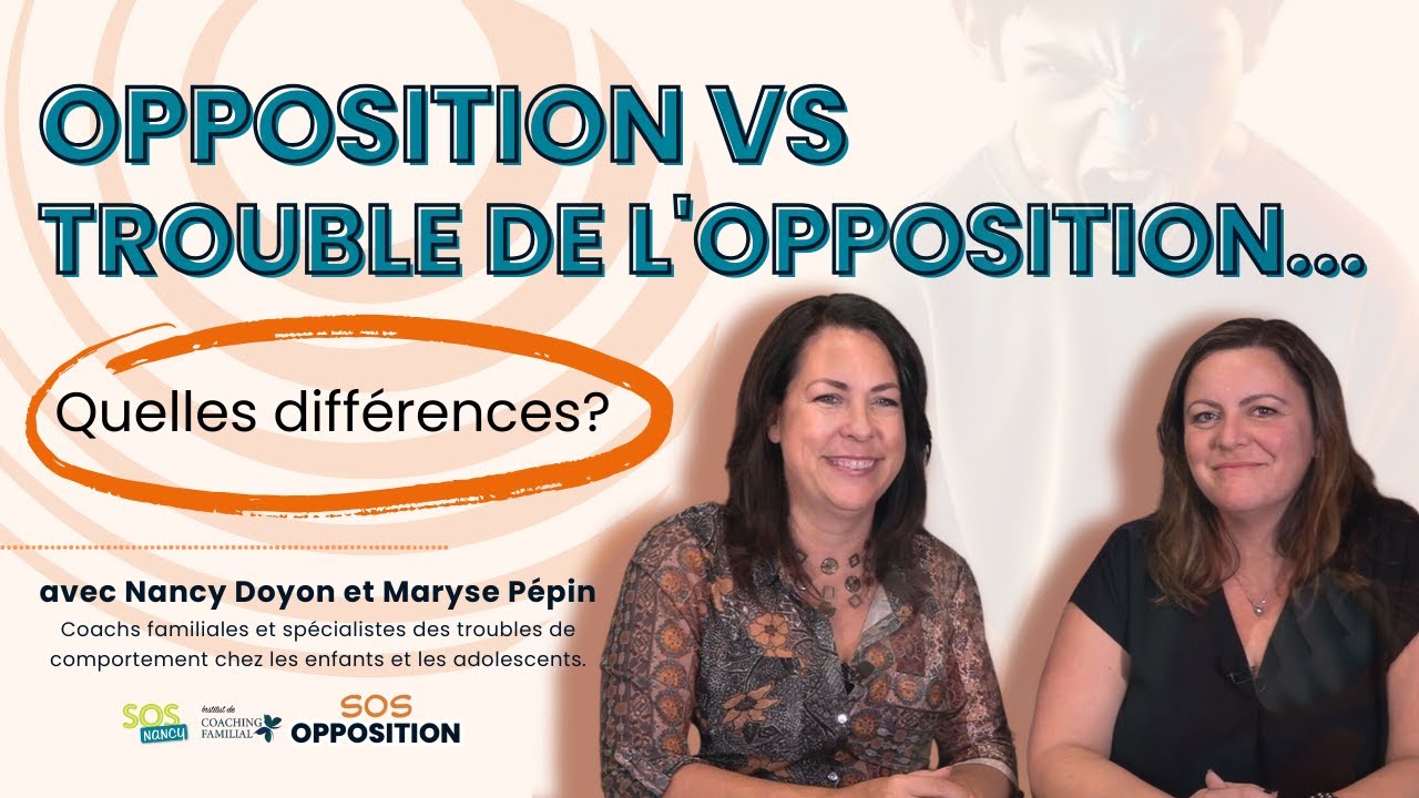 Opposition vs trouble de l'opposition... quelles différences? - YouTube