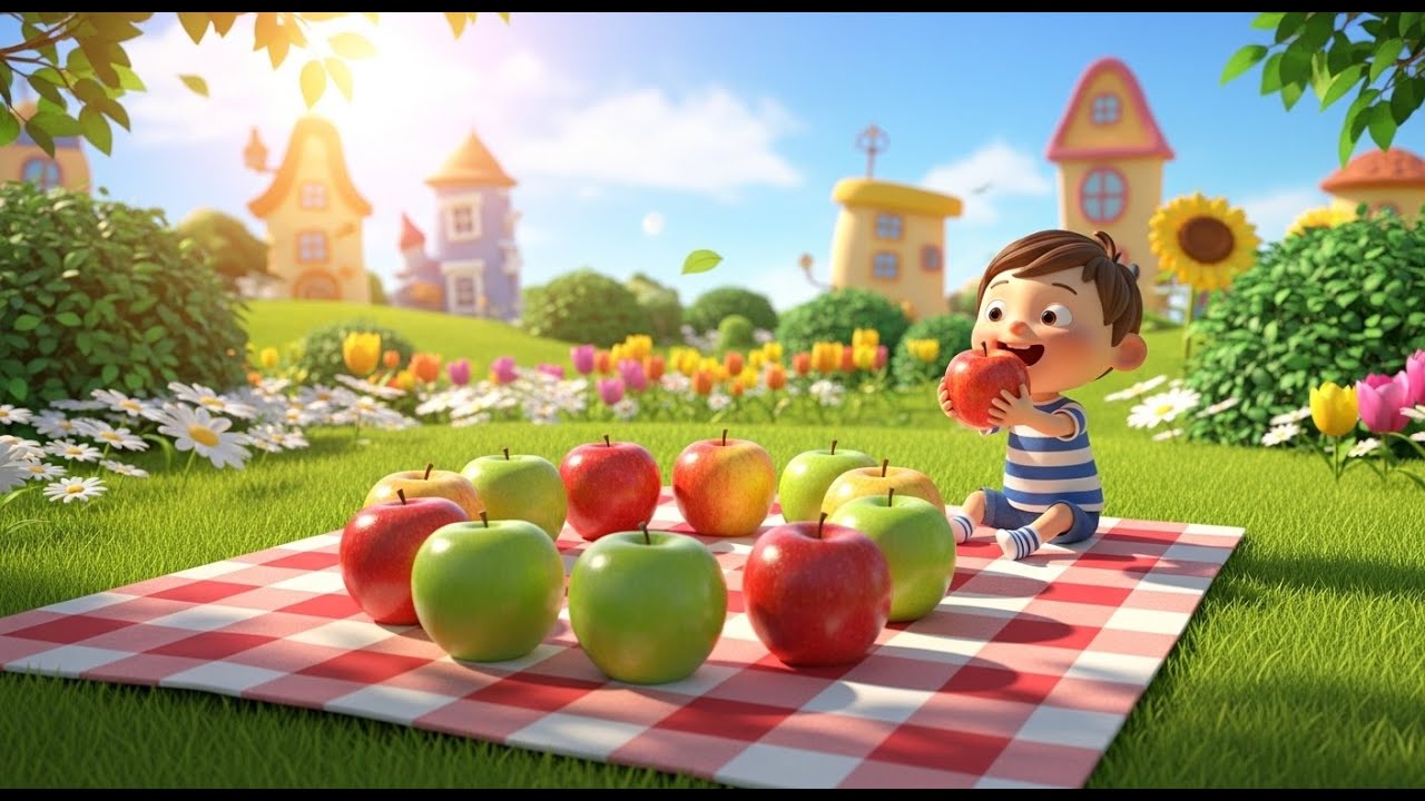 Contando Manzanas en el Huerto | Canciones Infantiles y Rimas ...