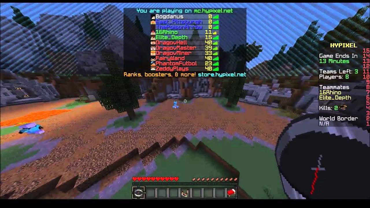 Hypixel UHC Eps16 TNT, Pots, and 3 3 teams - YouTube
