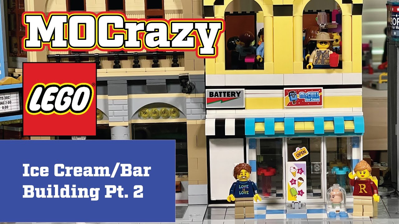 LEGO - City Update - MOCrazy Ice Cream/Bar MOC Pt2 - YouTube