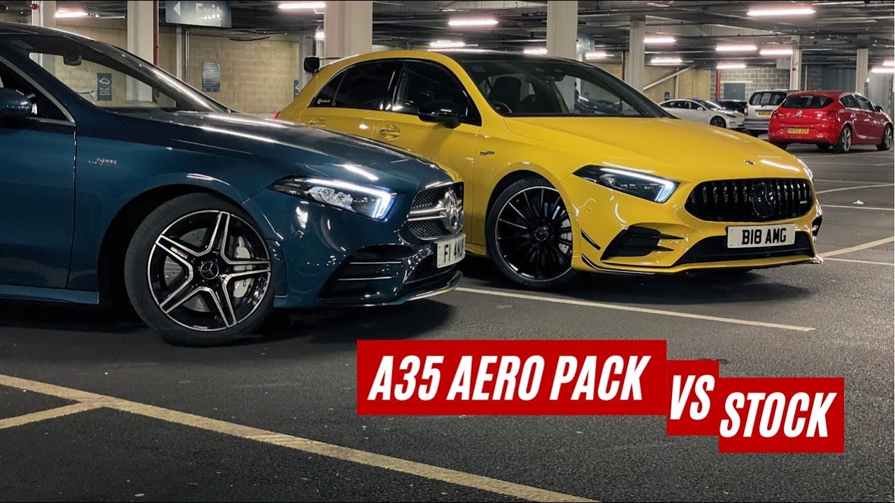 A35 AMG Aero Pack vs Stock - Is The Aero Really Worth It ...