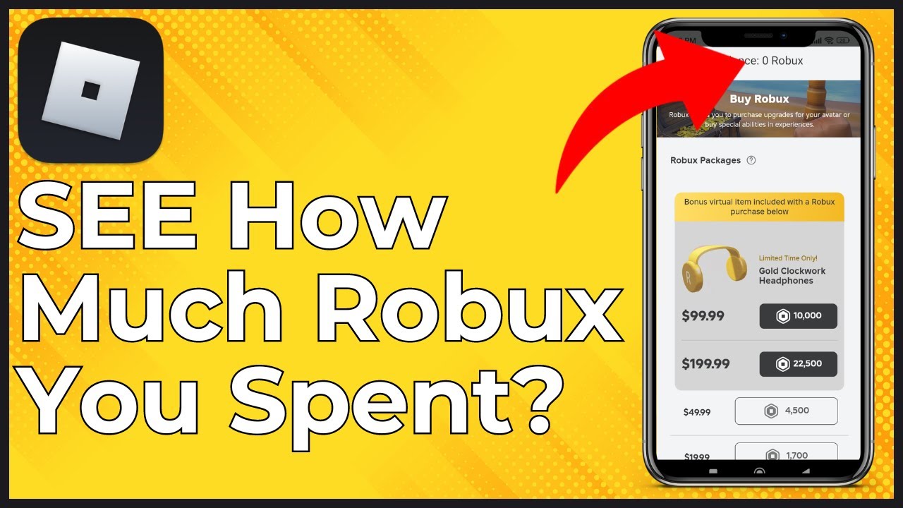 How To See How Much Robux You Spent | See Robux Transaction History ...